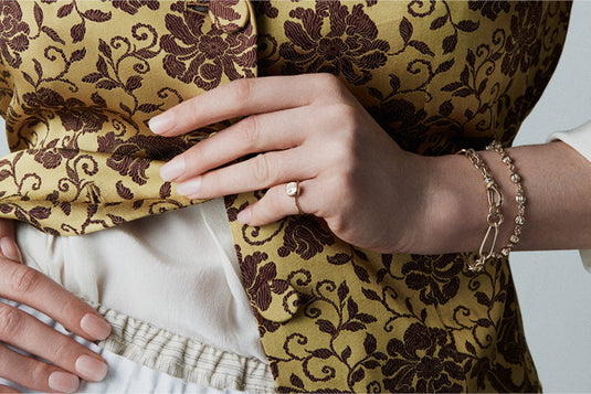 Bracelets and Bangles in 14kt gold, diamond pave and gemstones, Lucy ...