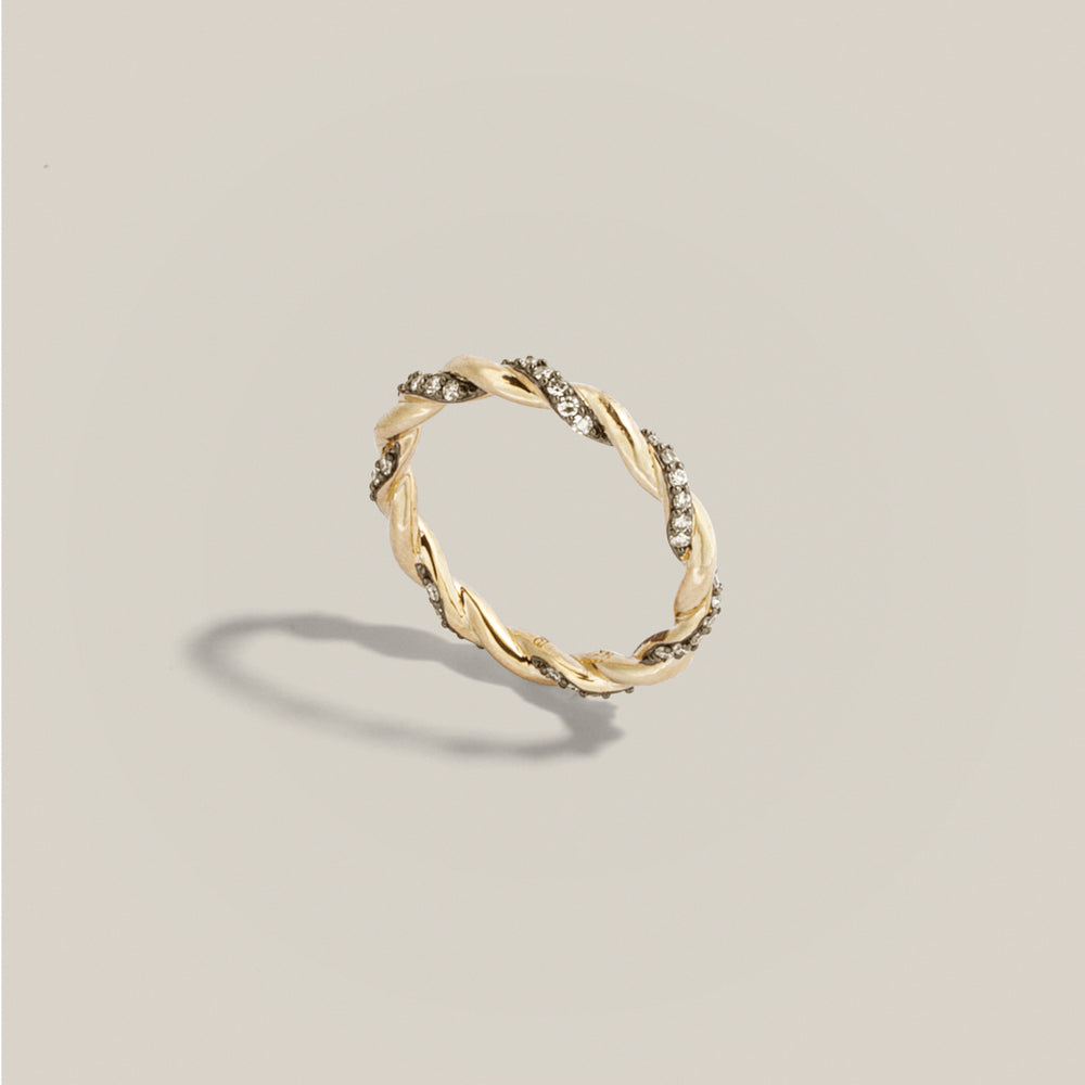 Victorian set diamond and gemstone pave rings, Lucy Delius