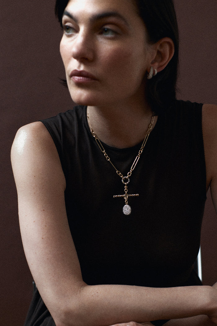 Heavy Link 14 karat Chain Gold Chain Necklace. Victorian Watch Chain ...