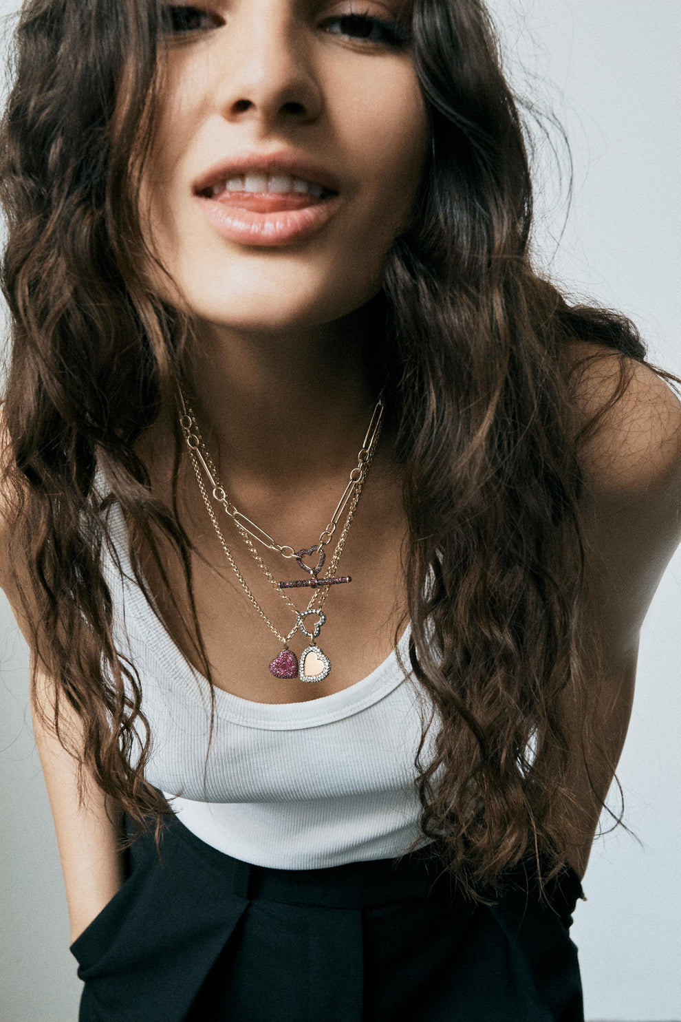 Trombone Link Chain Gold Necklace. Victorian Watch Chain Necklace, Lucy ...