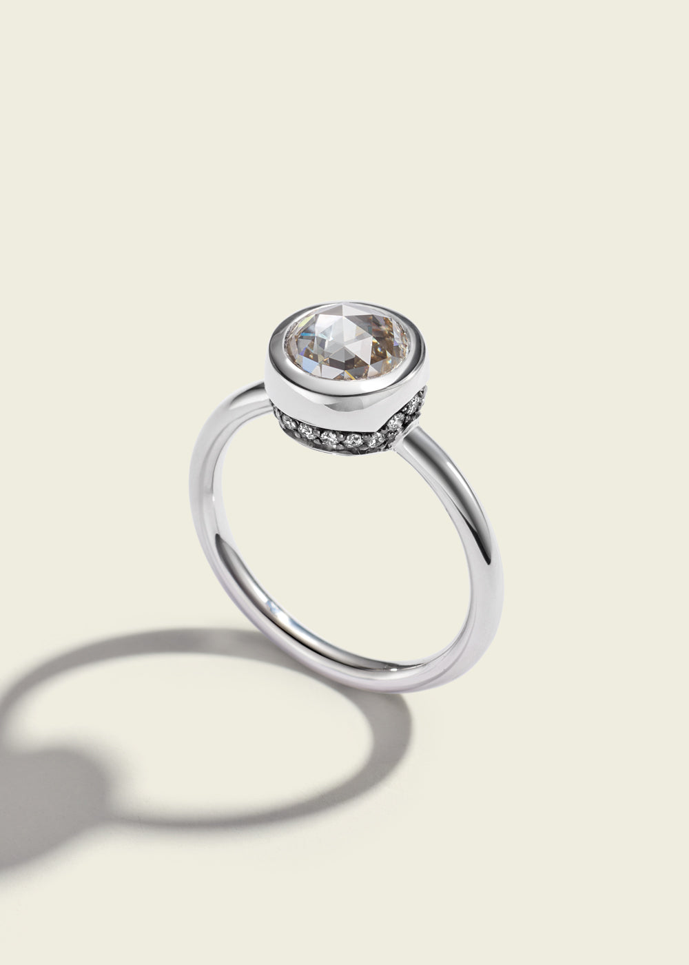 Rose-cut Paradigm Pinky Ring. One of a kind pinky rings, Lucy Delius ...